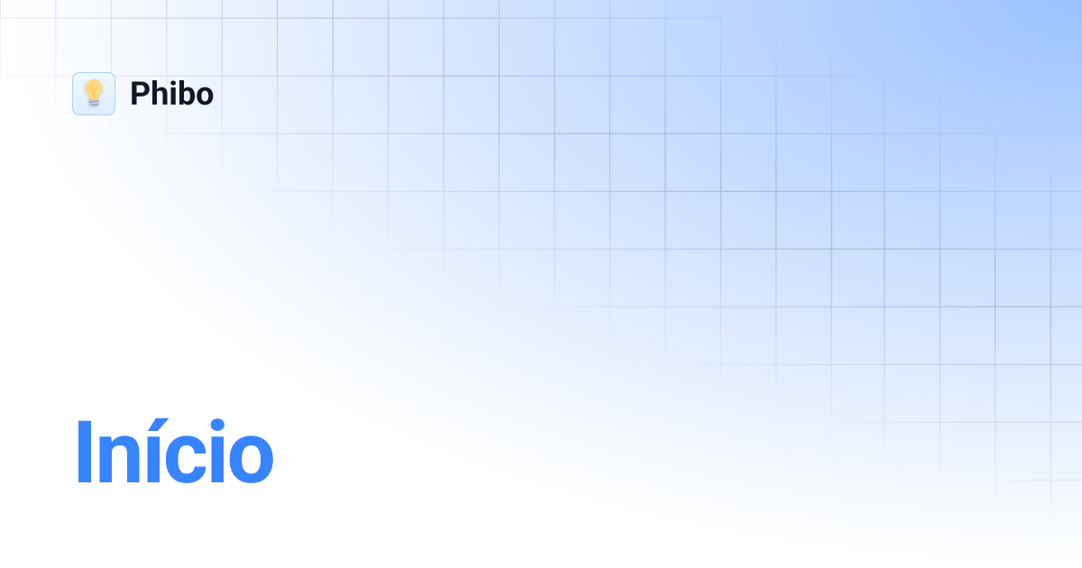 Início | Phibo